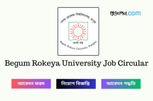 Begum Rokeya University Job Circular 2025