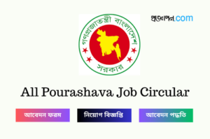 All Pourashava Job Circular 2025 | Proggapon