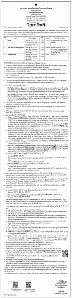 BIWTC Job Circular 2025 | biwtc.teletalk.com.bd
